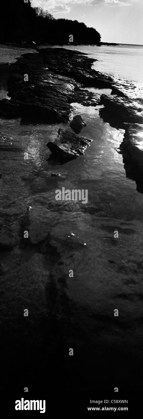 Maritim Hotel Balaclava Mauritius Rock Pools On The Beach Stock Photo ...
