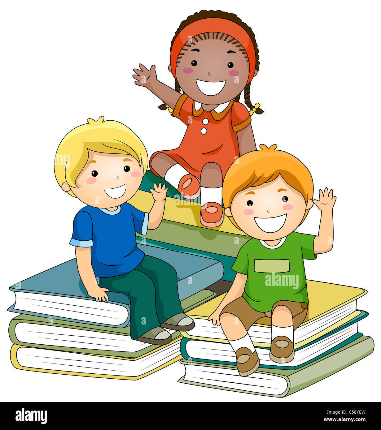 Stack Of Childrens Books Clip Art