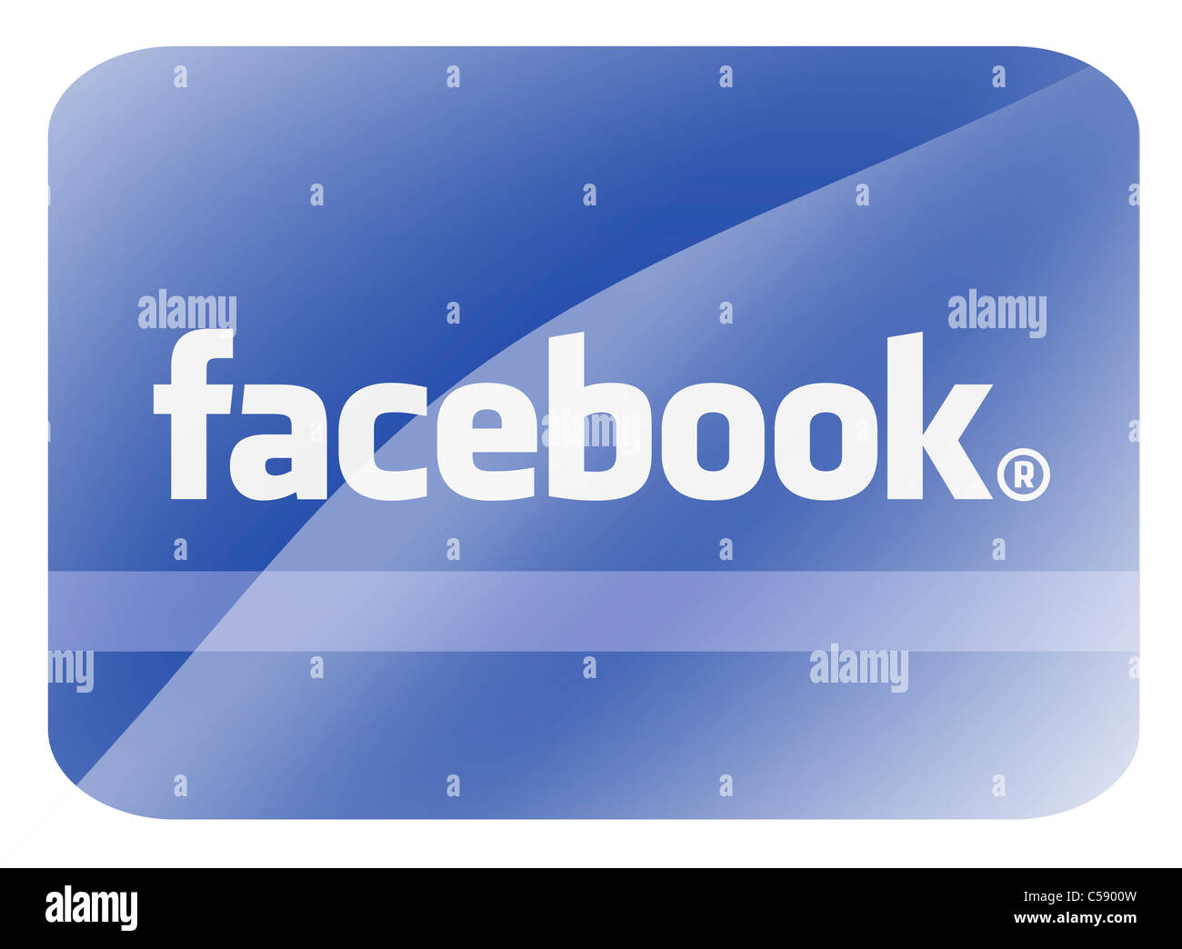Facebook logo flag symbol emblem icon sign Stock Photo - Alamy