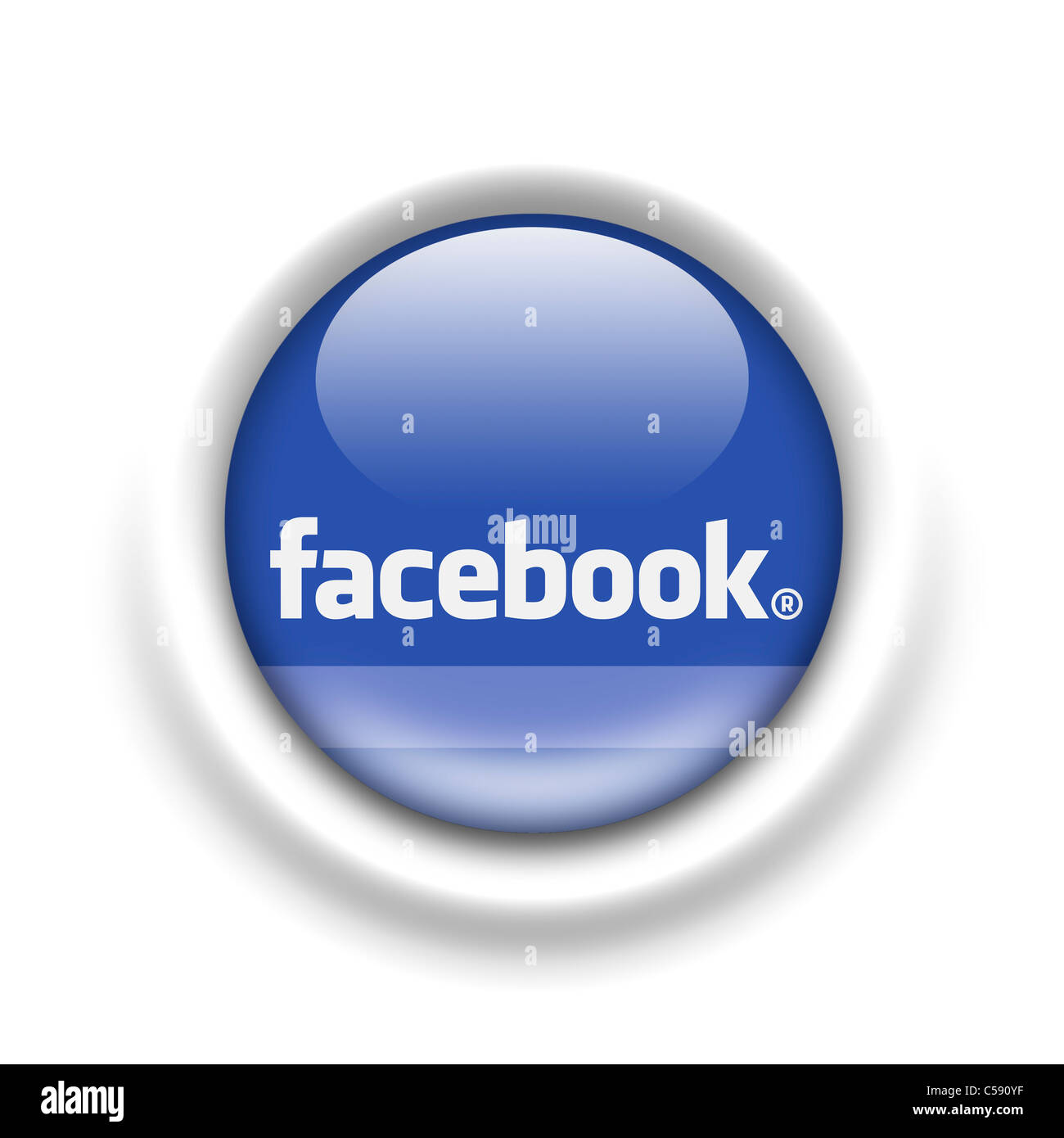 Facebook logo flag symbol emblem icon sign Stock Photo - Alamy