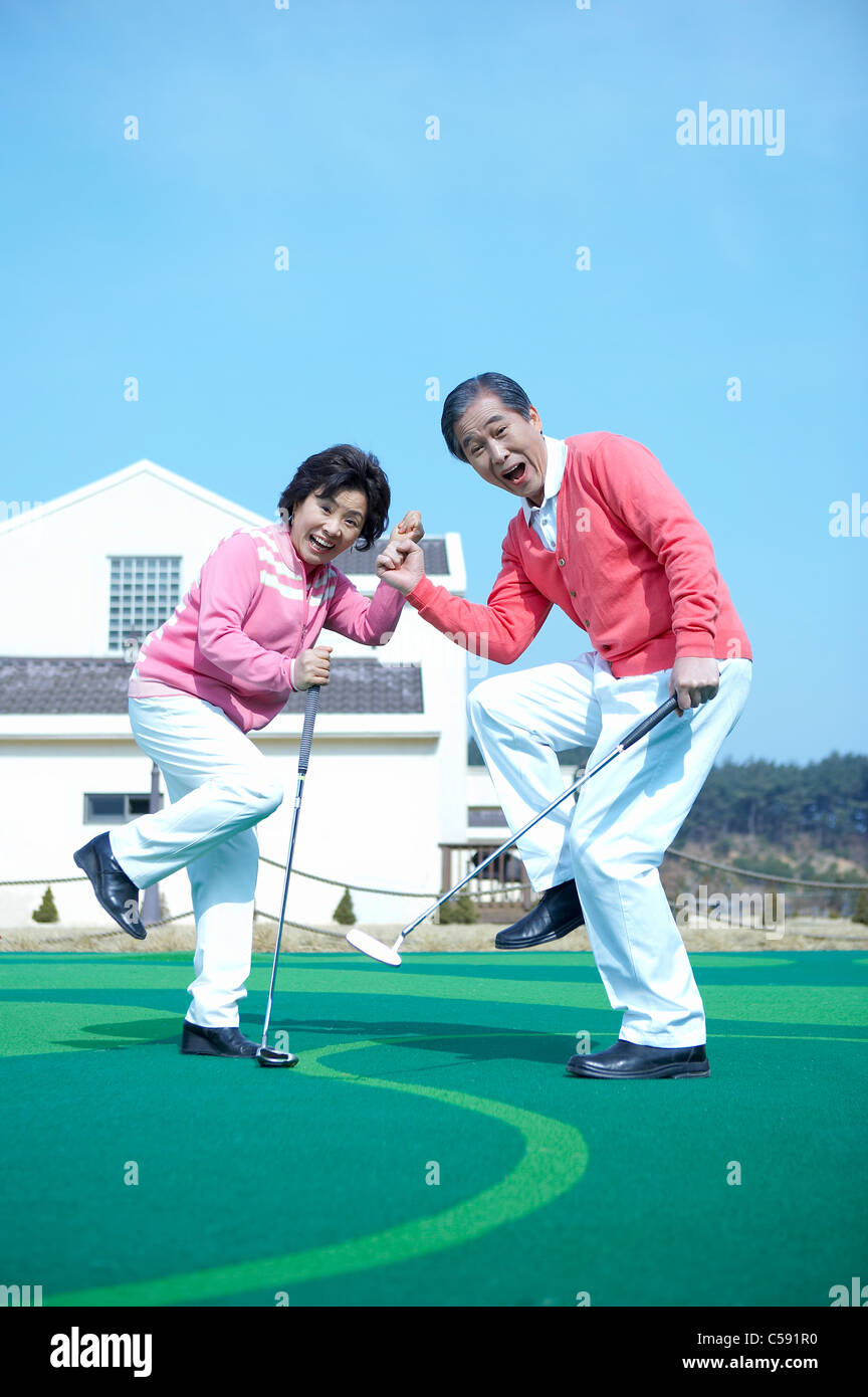Dancing on the golf course hi-res stock photography and images - Alamy