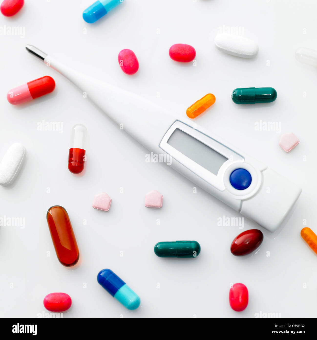 Fever temperature digital vital signs hi-res stock photography and ...