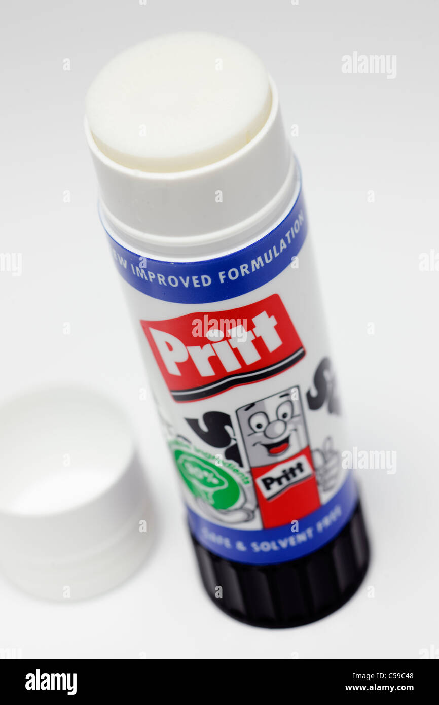 Tube of Pritt solvent Stock Photo - Alamy