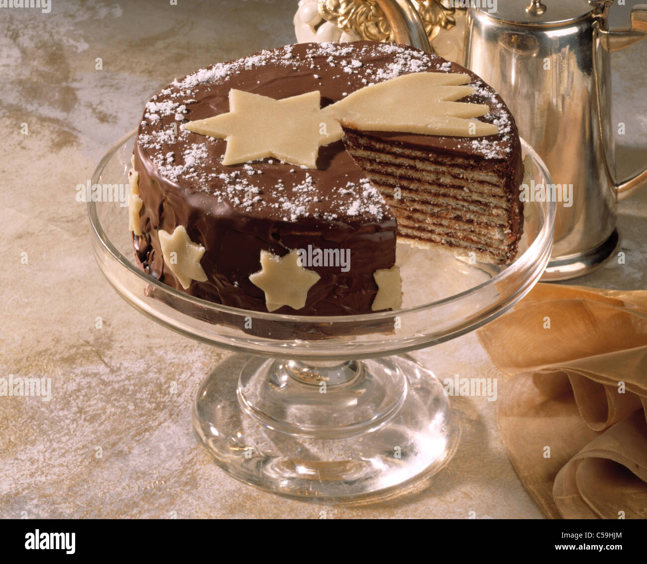 "Pischinger" waffel cake Stock Photo - Alamy