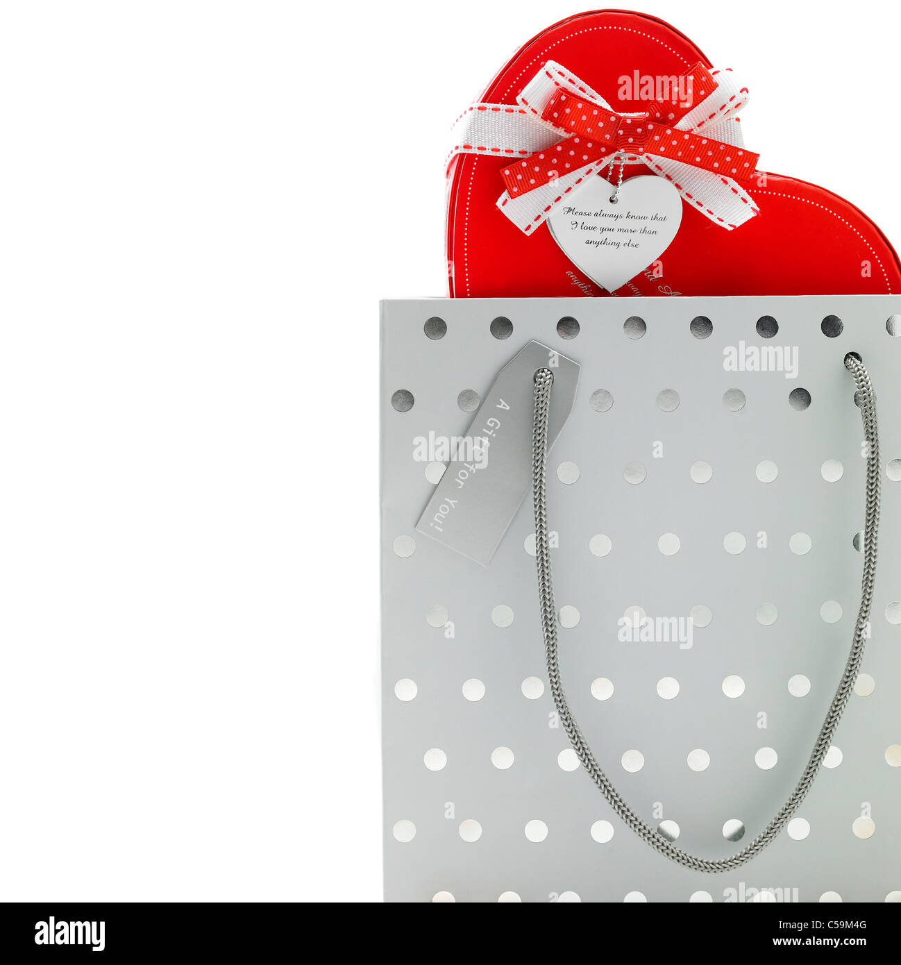 Close-up of gift bag Stock Photo - Alamy