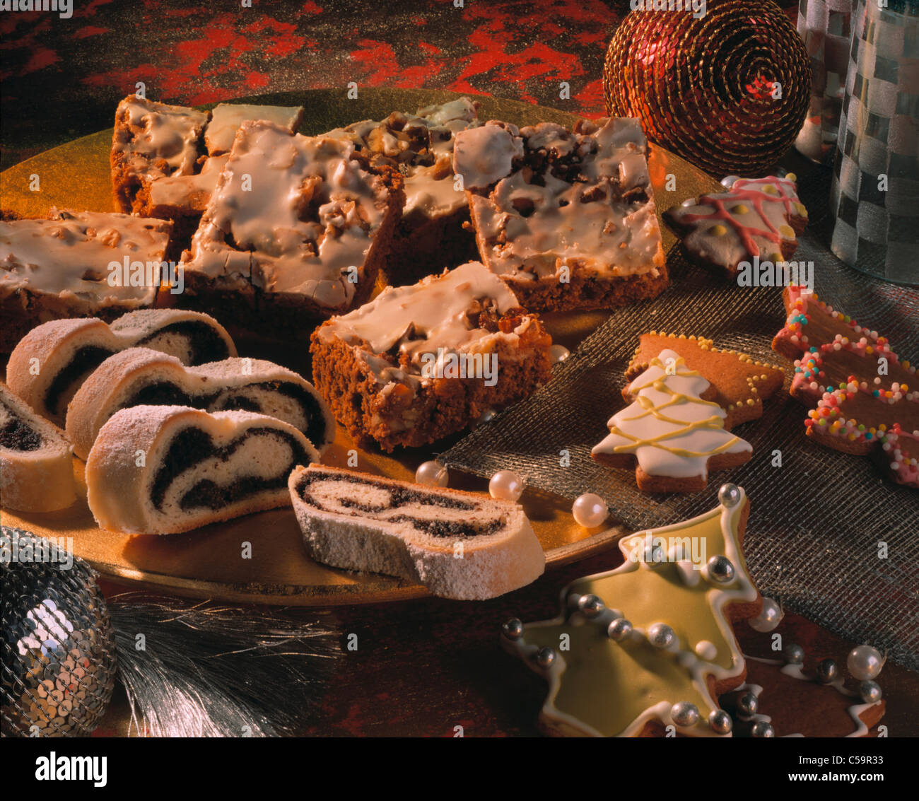 Tableau: Mini Poppy seed - loaf, spiced - brownies, gingerbread ...