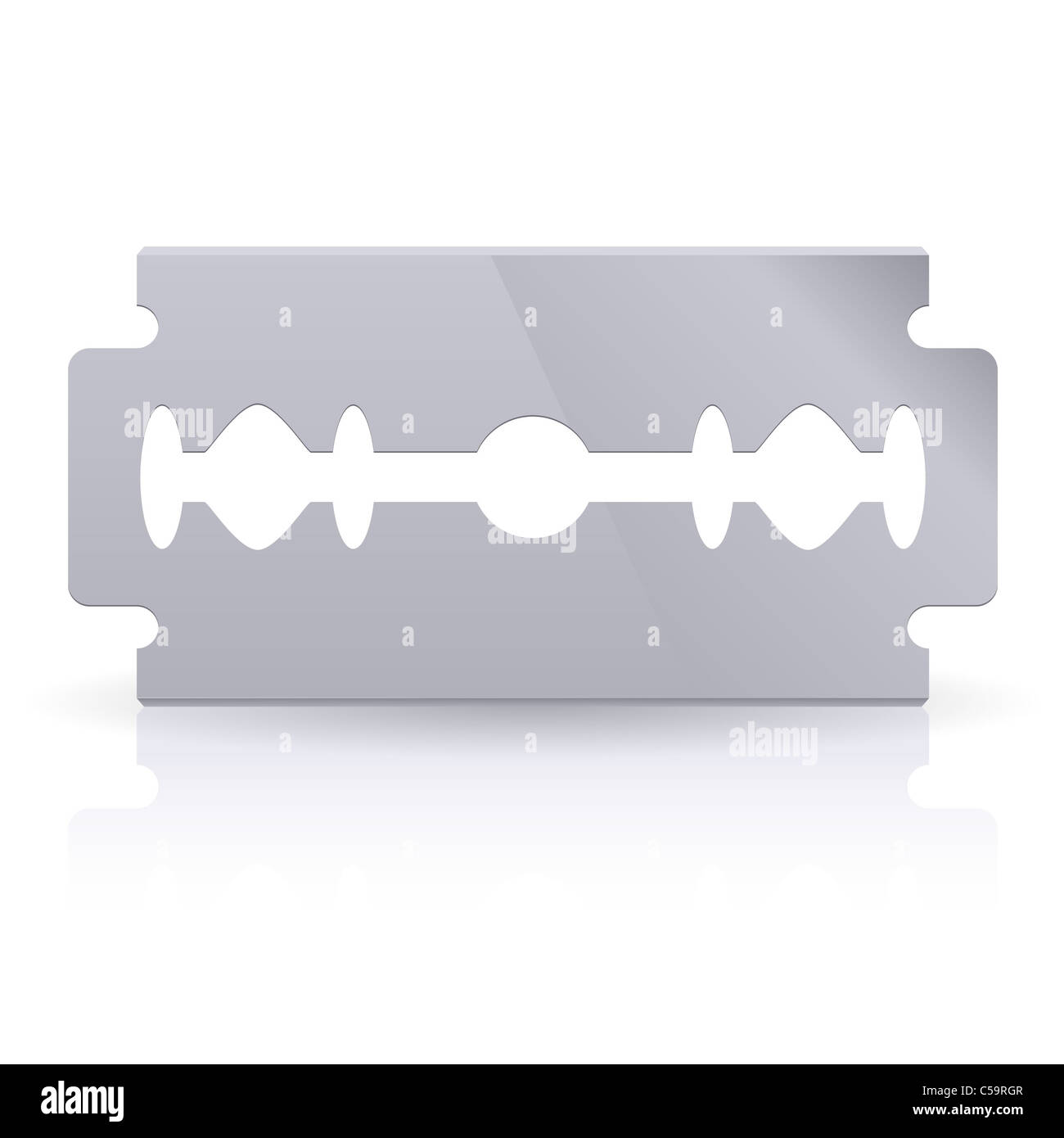 Blade isolated on the white background for design Stock Photo - Alamy