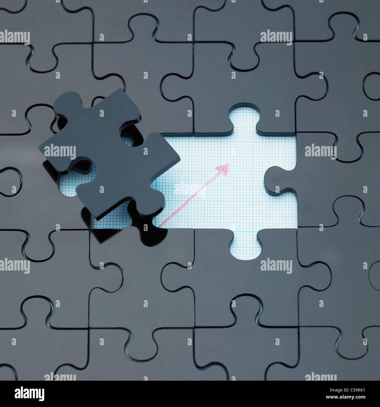 Missing Puzzle Piece Stock Photo - Alamy
