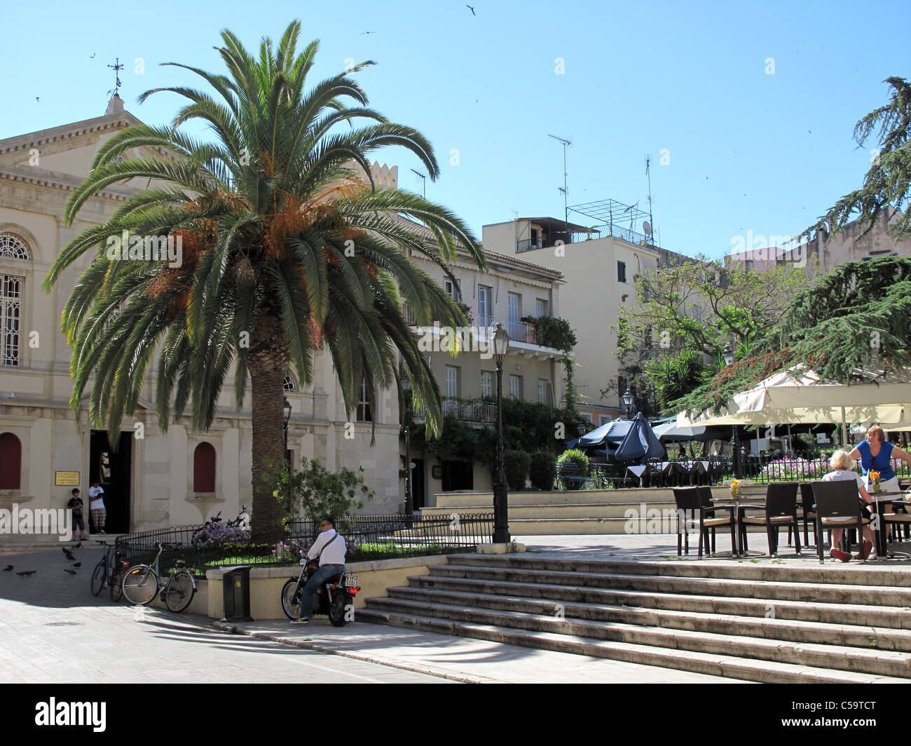 Corfu town greece hi-res stock photography and images - Alamy