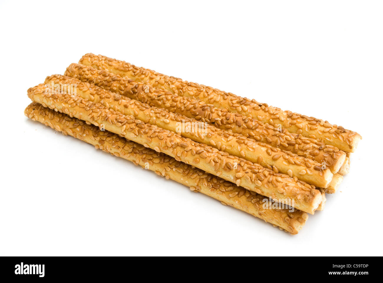 salty sticks isolated on white background Stock Photo - Alamy