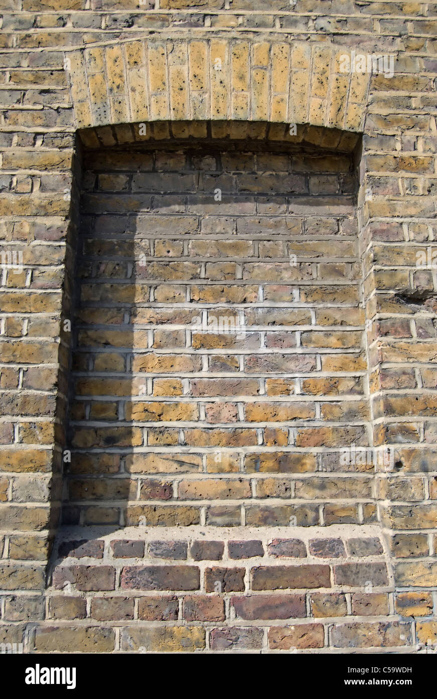 bricked in window in the butts, brentford, london, england Stock Photo ...