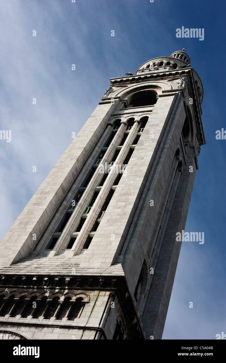 The bell tower of Sacre Coeur. Montmartre, Paris. France Stock Photo ...