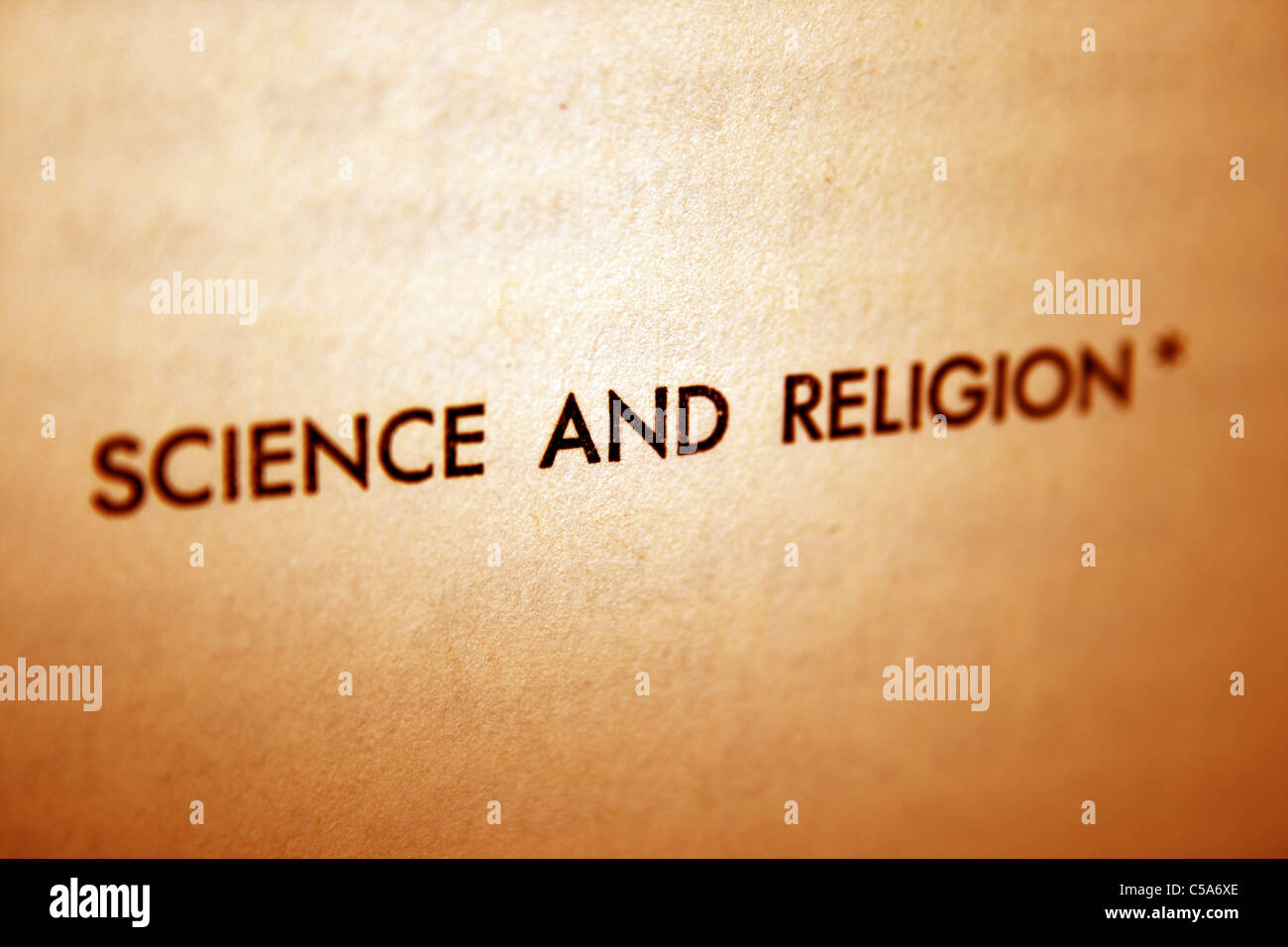 Religion and science hi-res stock photography and images - Alamy