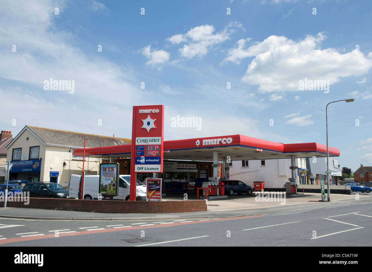 Petrol Station Forecourt High Resolution Stock Photography and Images - Alamy