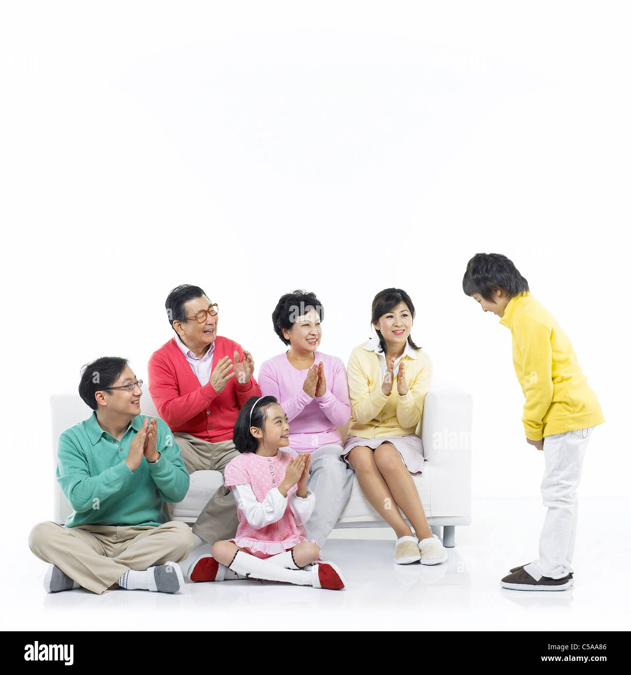 Boy bowing hi-res stock photography and images - Alamy