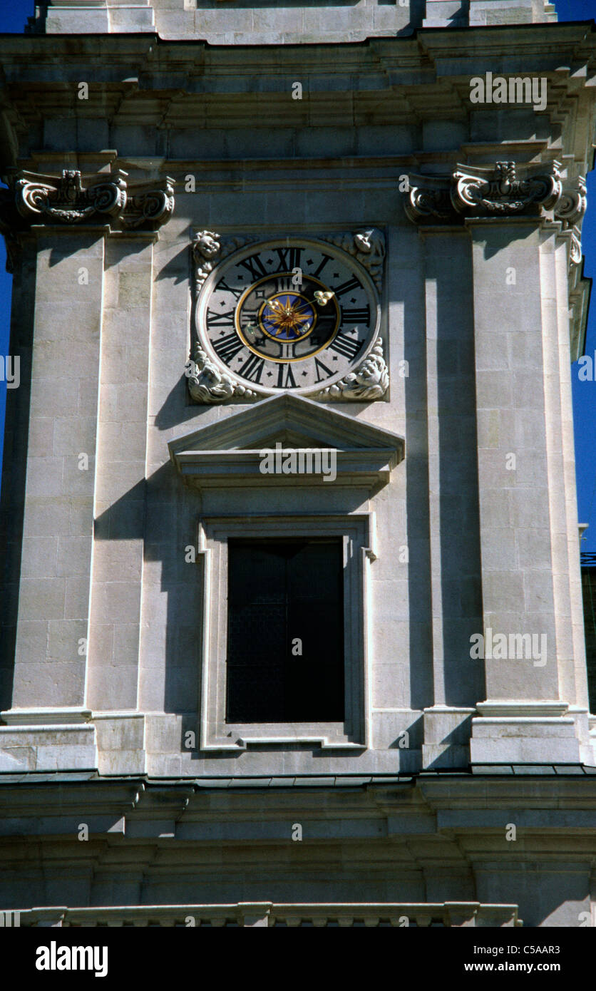 Salzburg Cathedral clock tower Stock Photo - Alamy