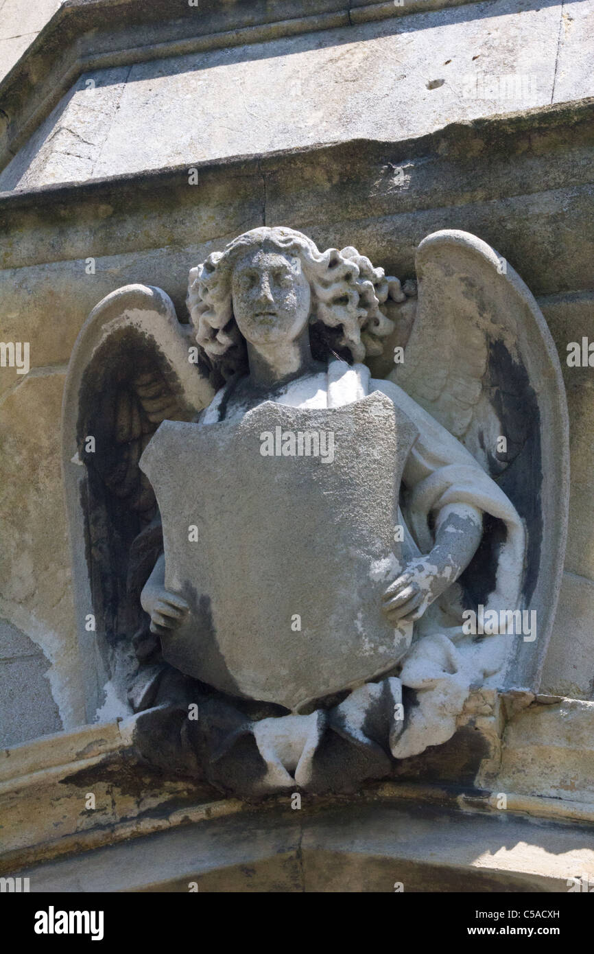 Angel stone carving Stock Photo - Alamy
