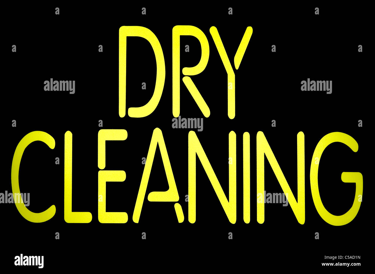 Dry cleaning sign hi-res stock photography and images - Alamy