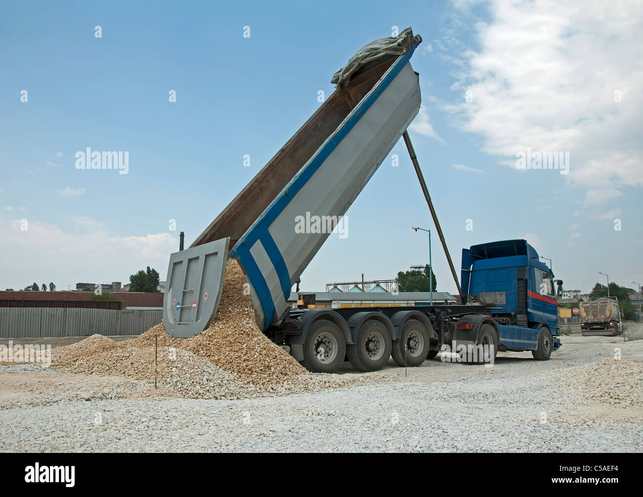Unloading tires hi-res stock photography and images - Alamy