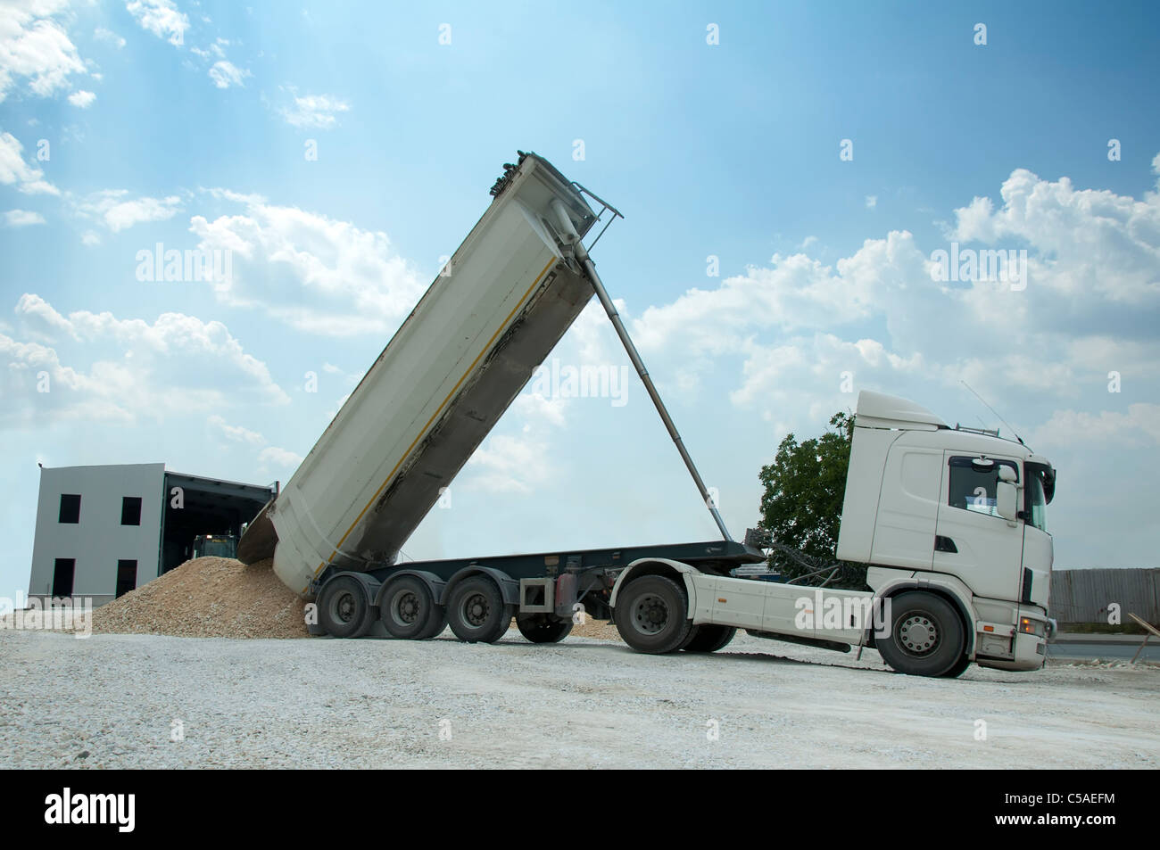 Unloading tires hi-res stock photography and images - Alamy
