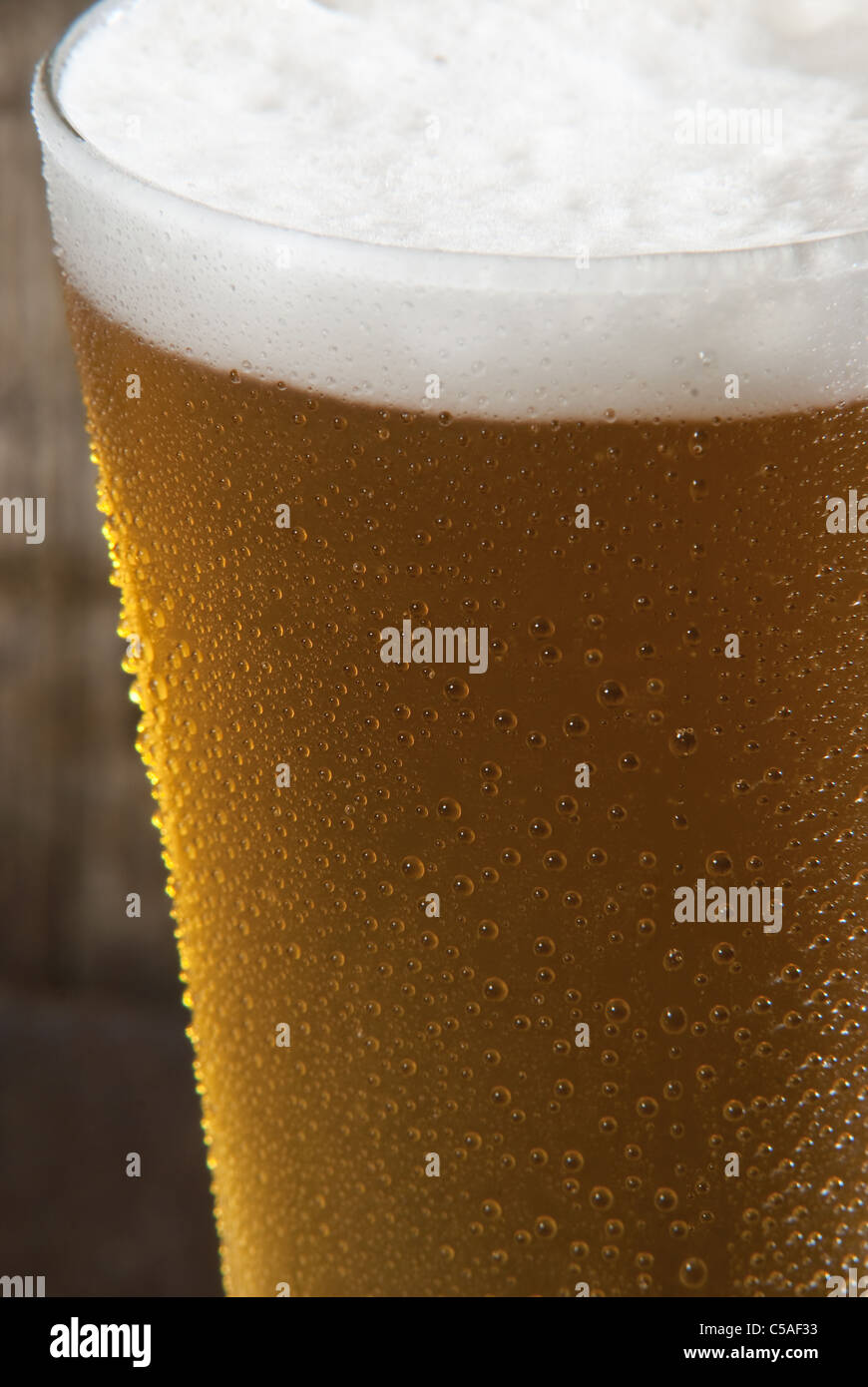 beer glass with dew Stock Photo - Alamy
