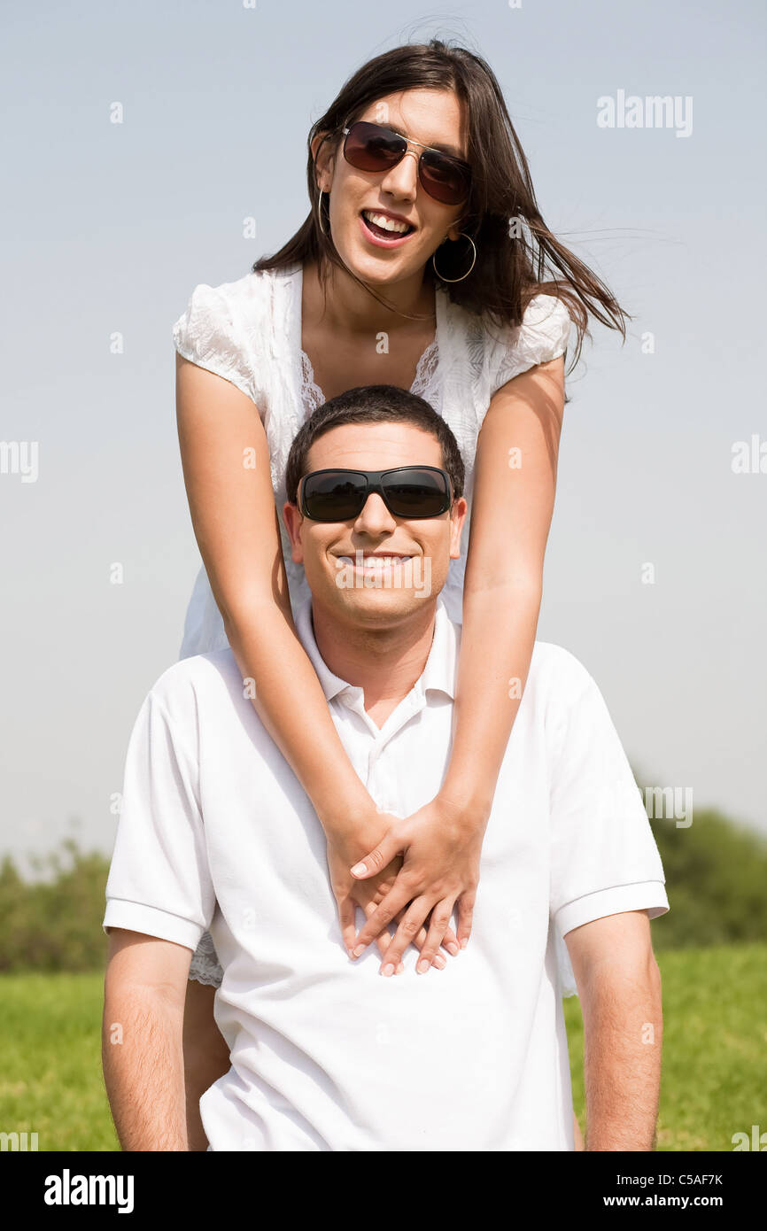 Beautiful couple hugging together hi-res stock photography and images ...