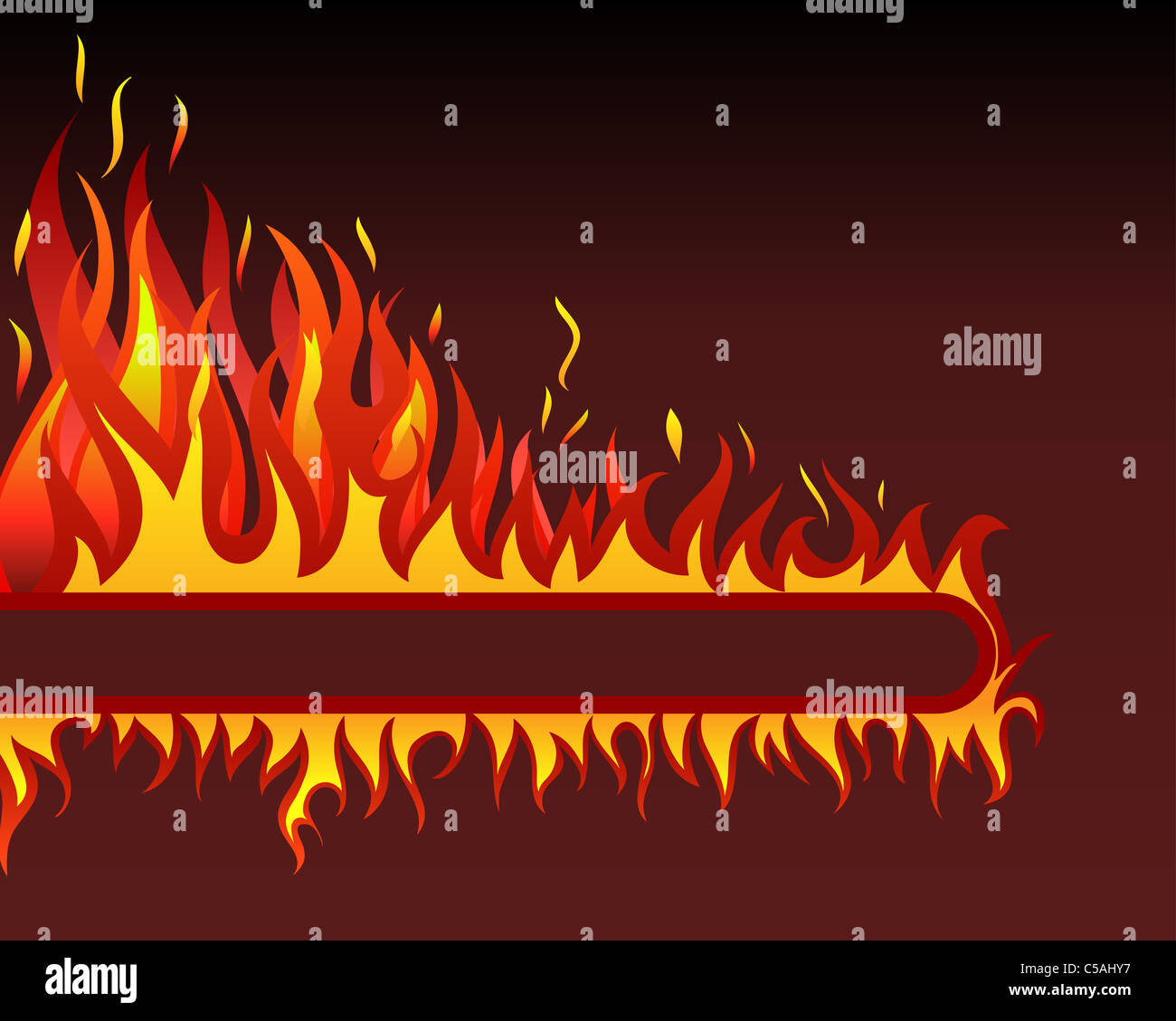 Inferno fire vector background for design use Stock Photo - Alamy