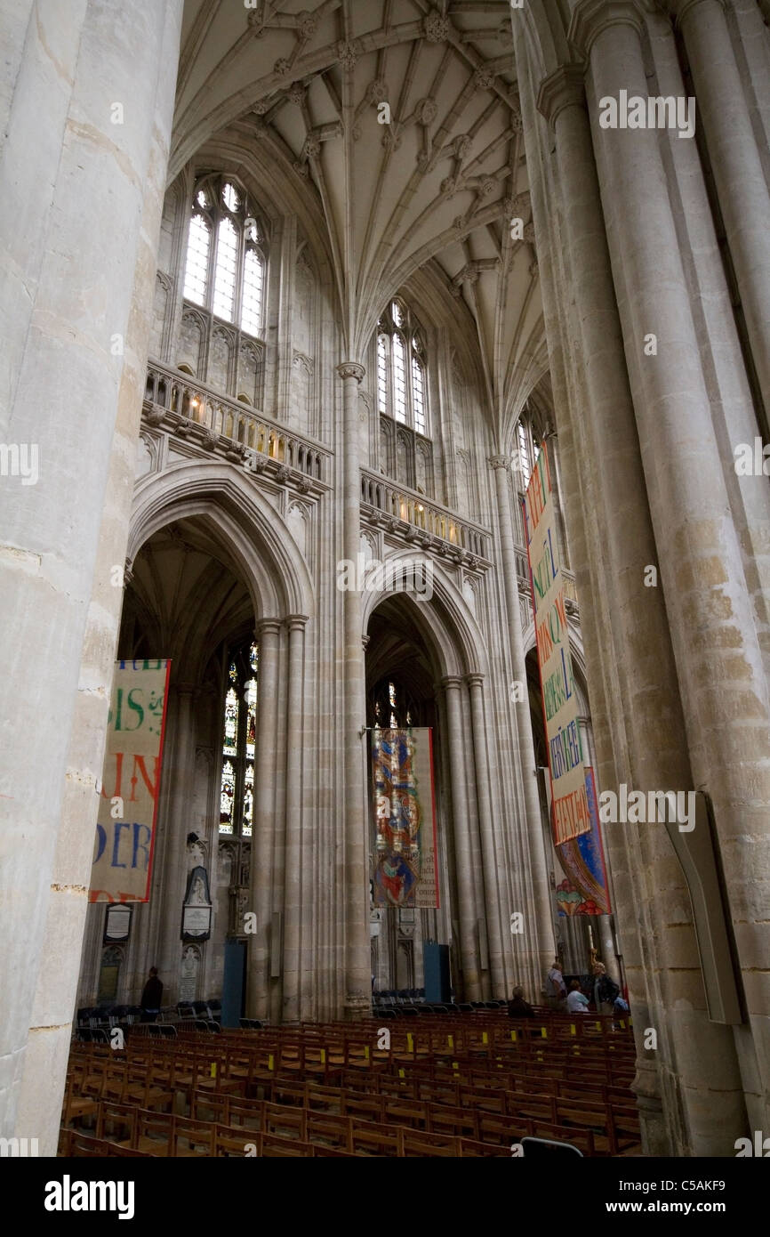 Winchester cathedral interior hi-res stock photography and images - Alamy