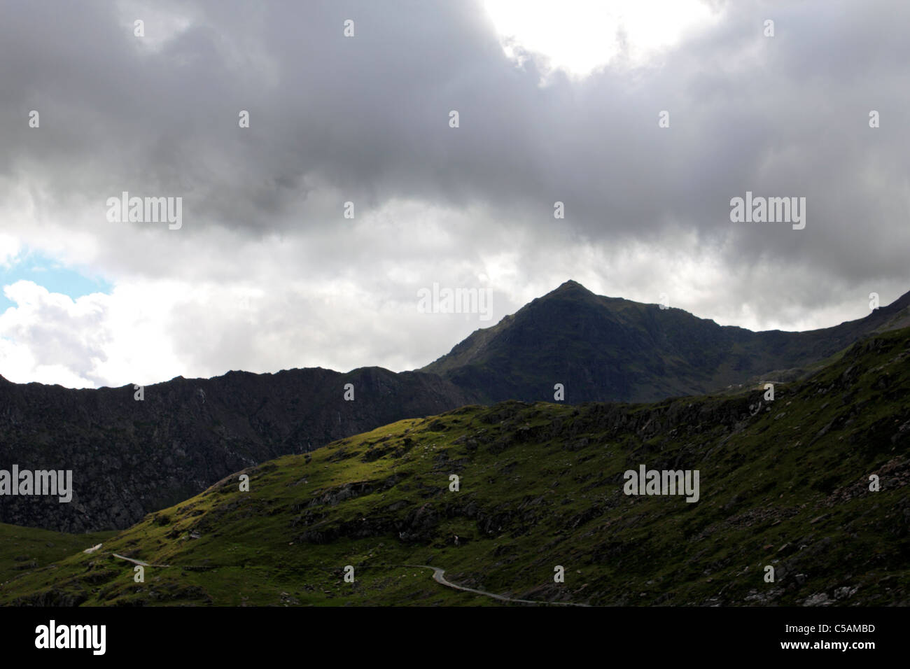 Climbing mount snowdon hi-res stock photography and images - Alamy