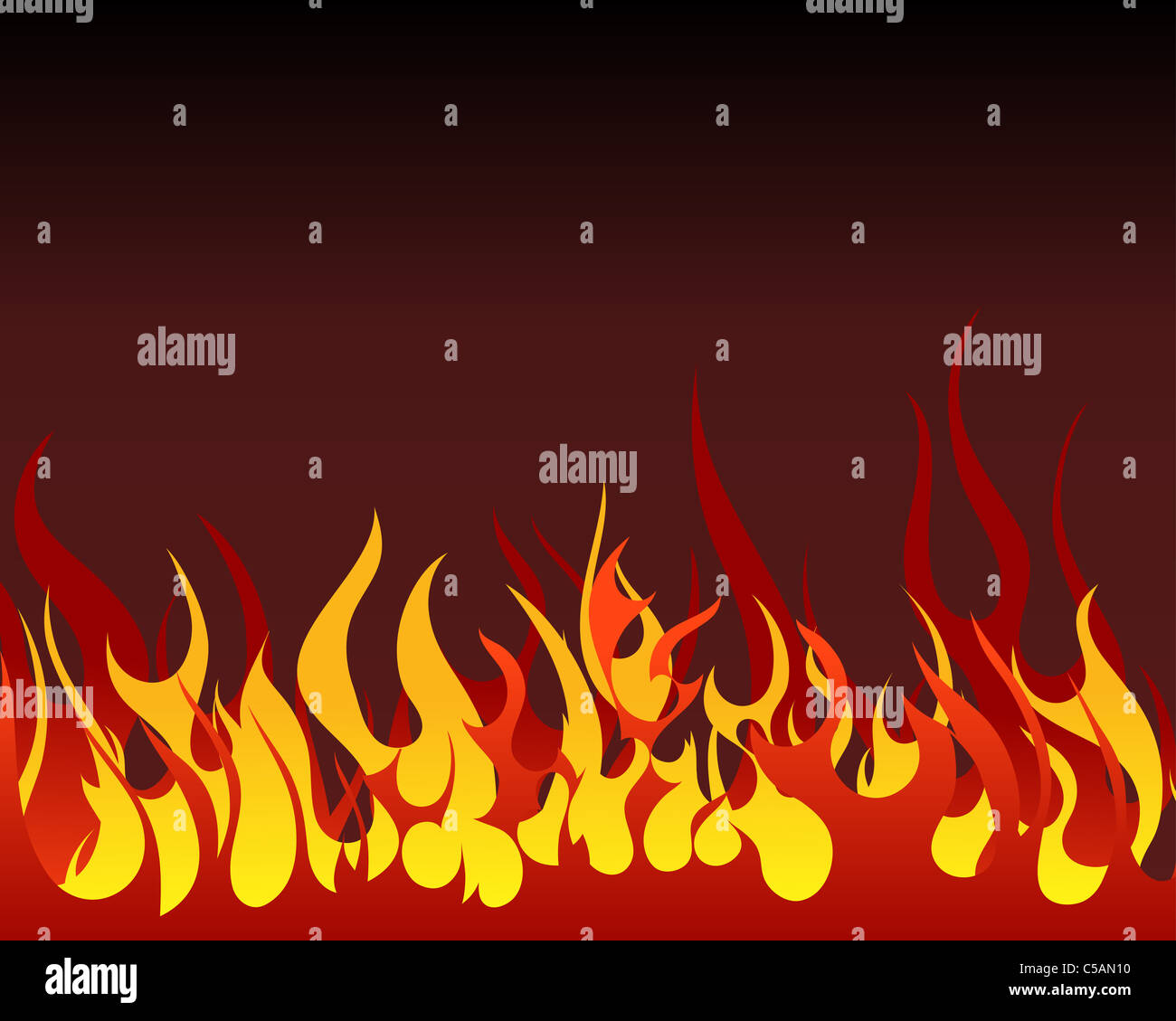 Inferno fire vector background for design use Stock Photo - Alamy