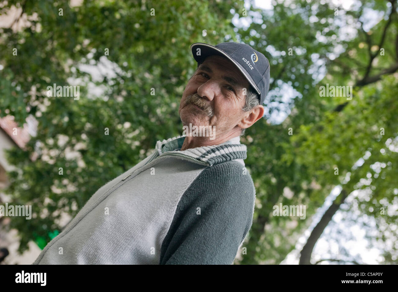 A slovakian man photographed in the city of Kocice Stock Photo - Alamy