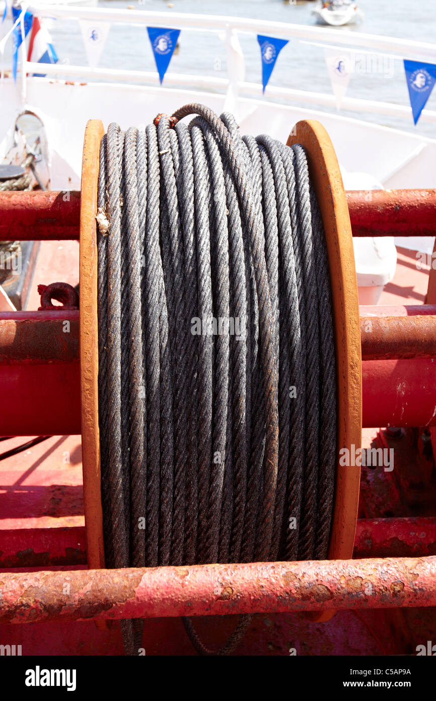 Jimmy Buchan, from the Trawlerman TV programme, on his fishing trawler ...