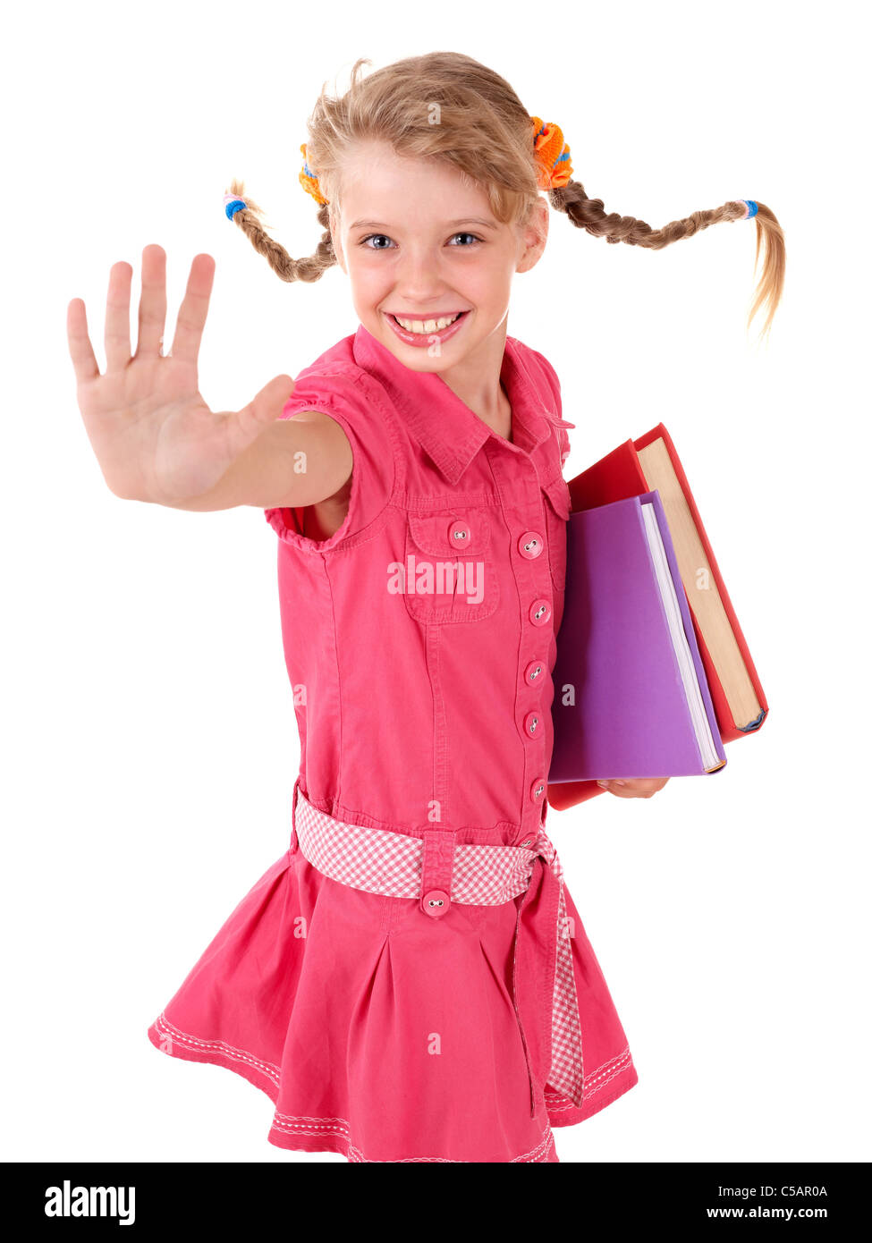 Child holding book Stock Photo - Alamy
