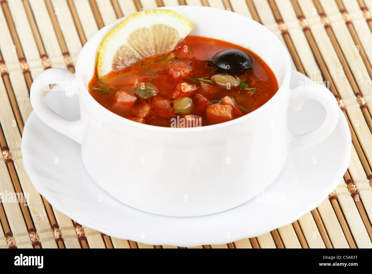Solyanka Meat Soup Russian High Resolution Stock Photography and Images ...