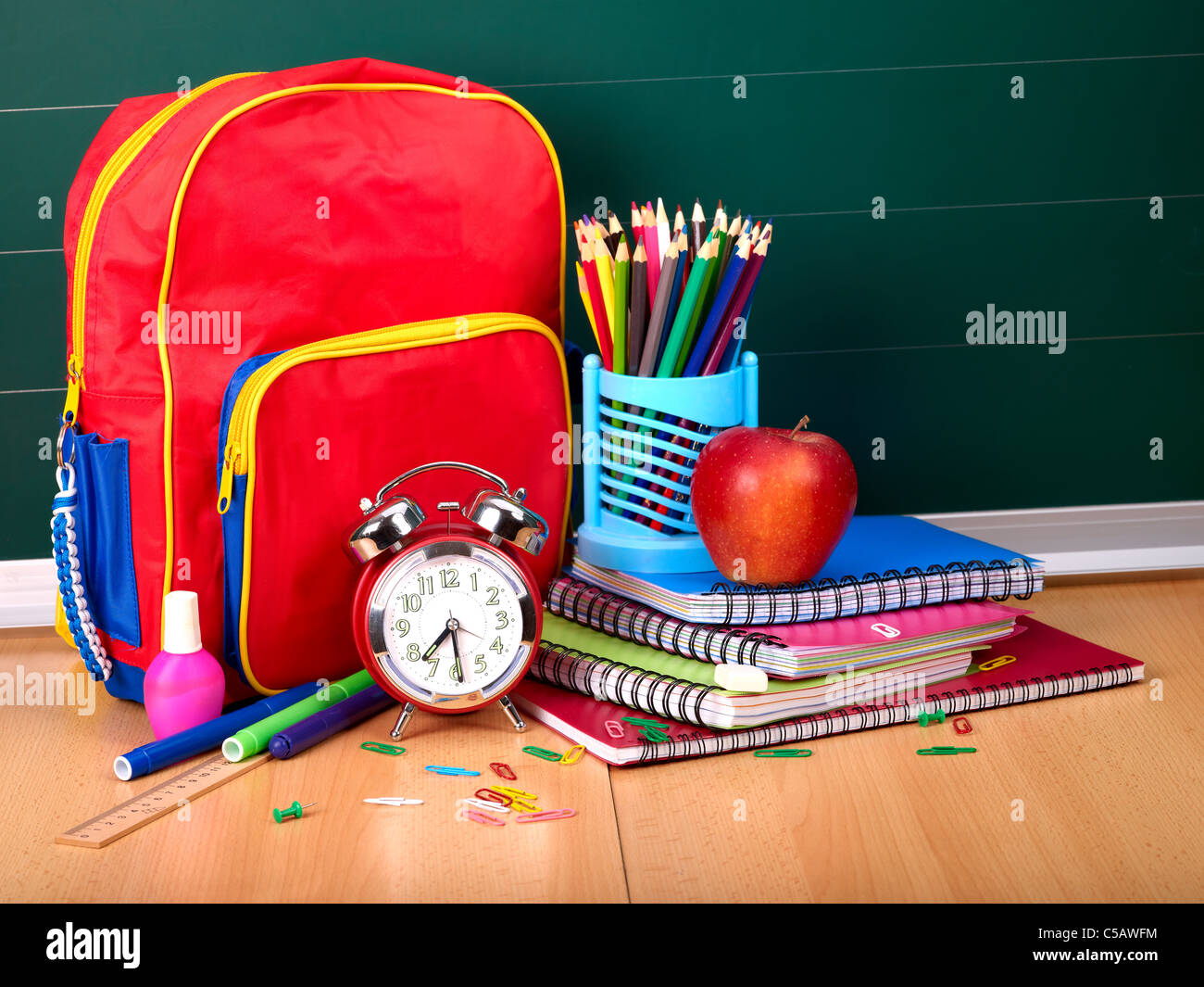 School Office Supplies Blackboard Stock Photo Alamy school-office-supplies-blackboard-stock-photo-alamy