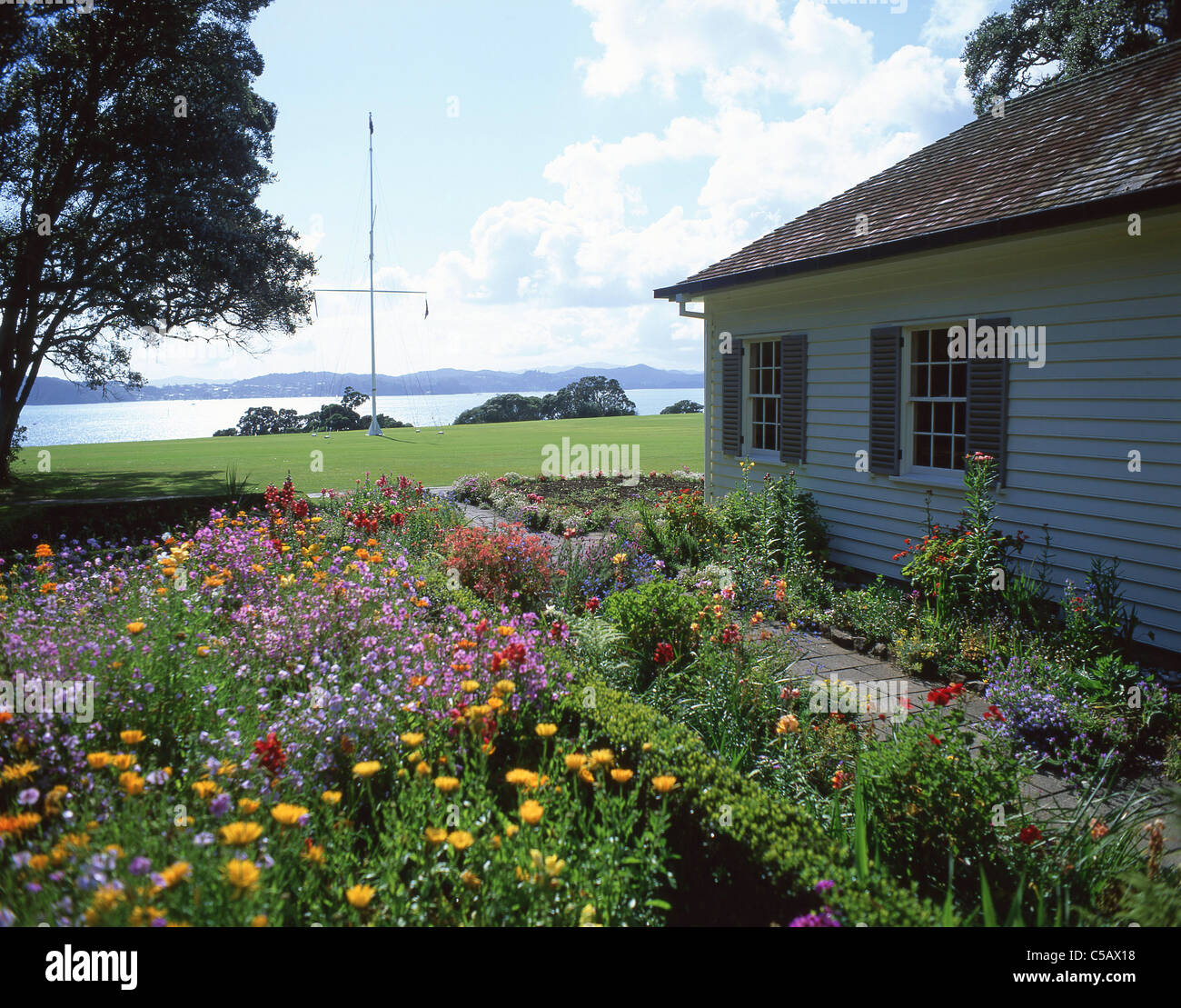 Gardens at Waitangi Treaty House, Waitangi, Northland Region, North ...