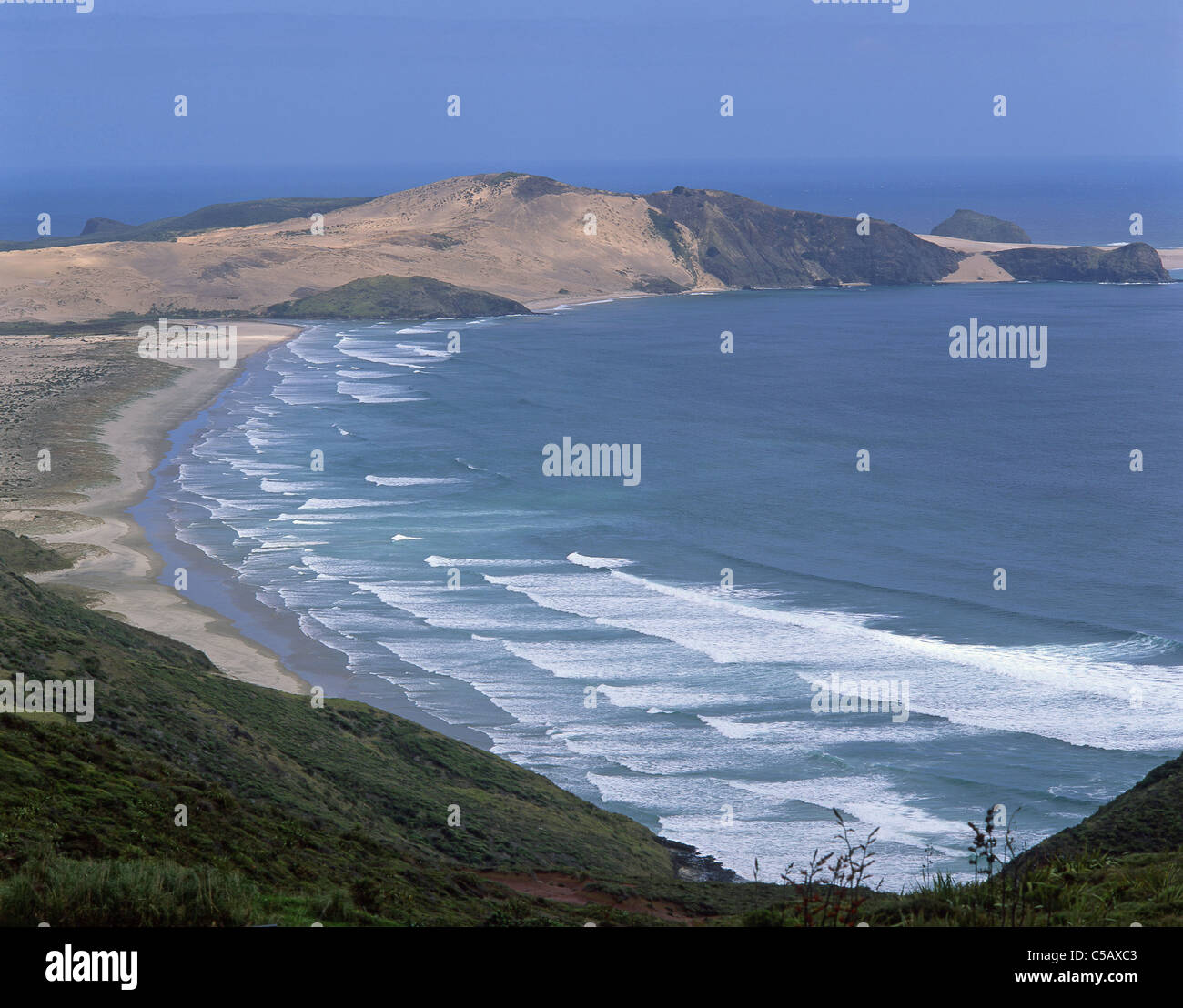 View to Cape Maria Van Diemen, Cape Reinga, Northland Region, North ...