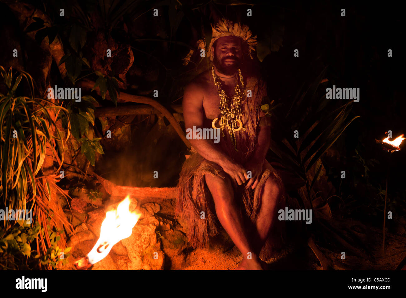 Local ceremonies performed by the indigenous people of Vanuatu Stock ...