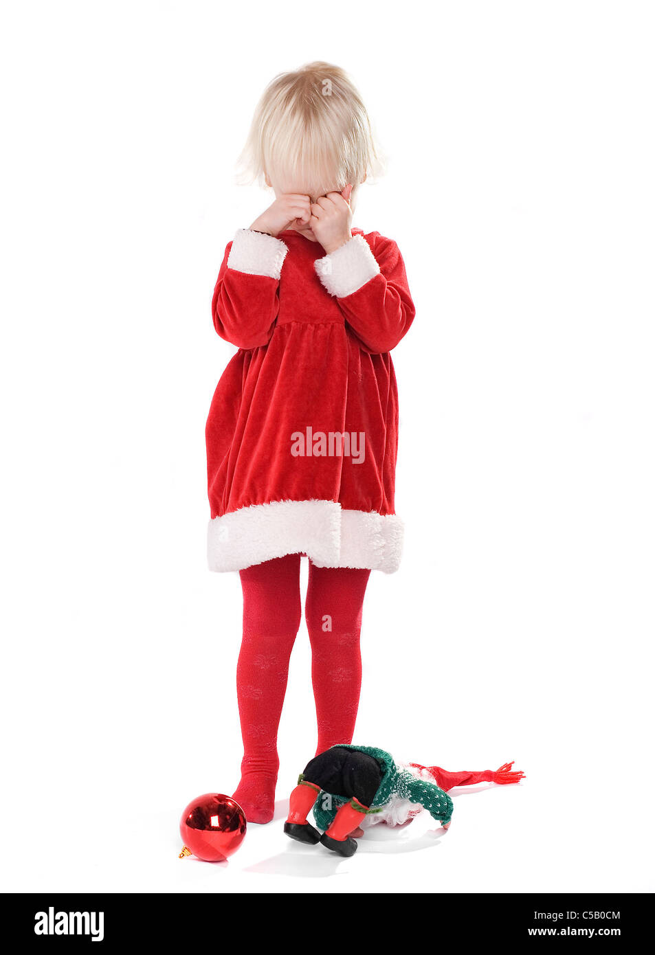 Girl in costume crying Cut Out Stock Images & Pictures - Alamy