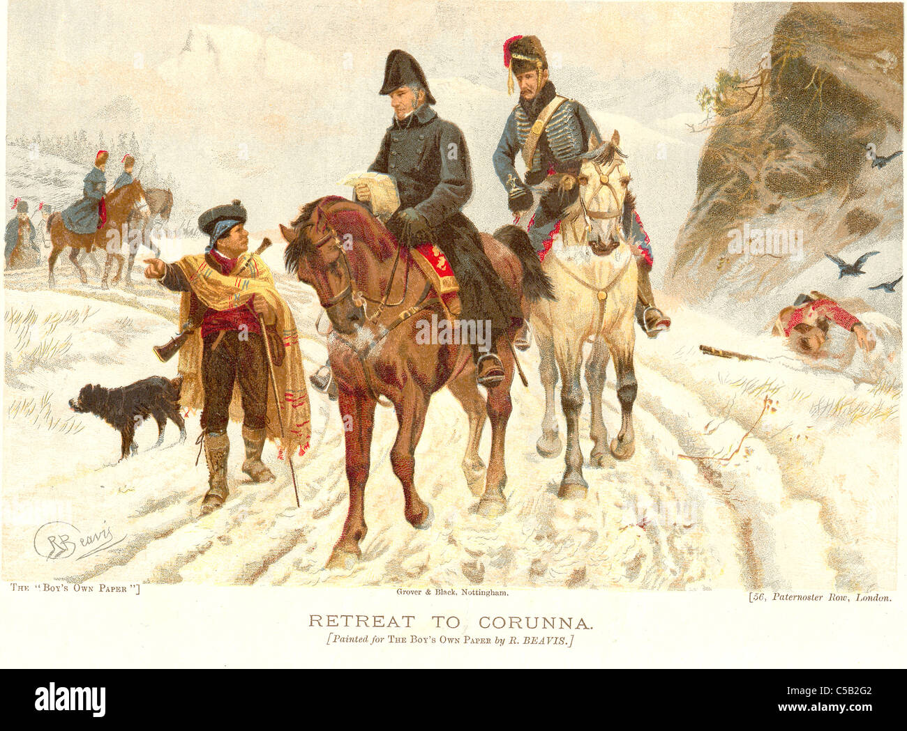 Map of corunna hi-res stock photography and images - Alamy