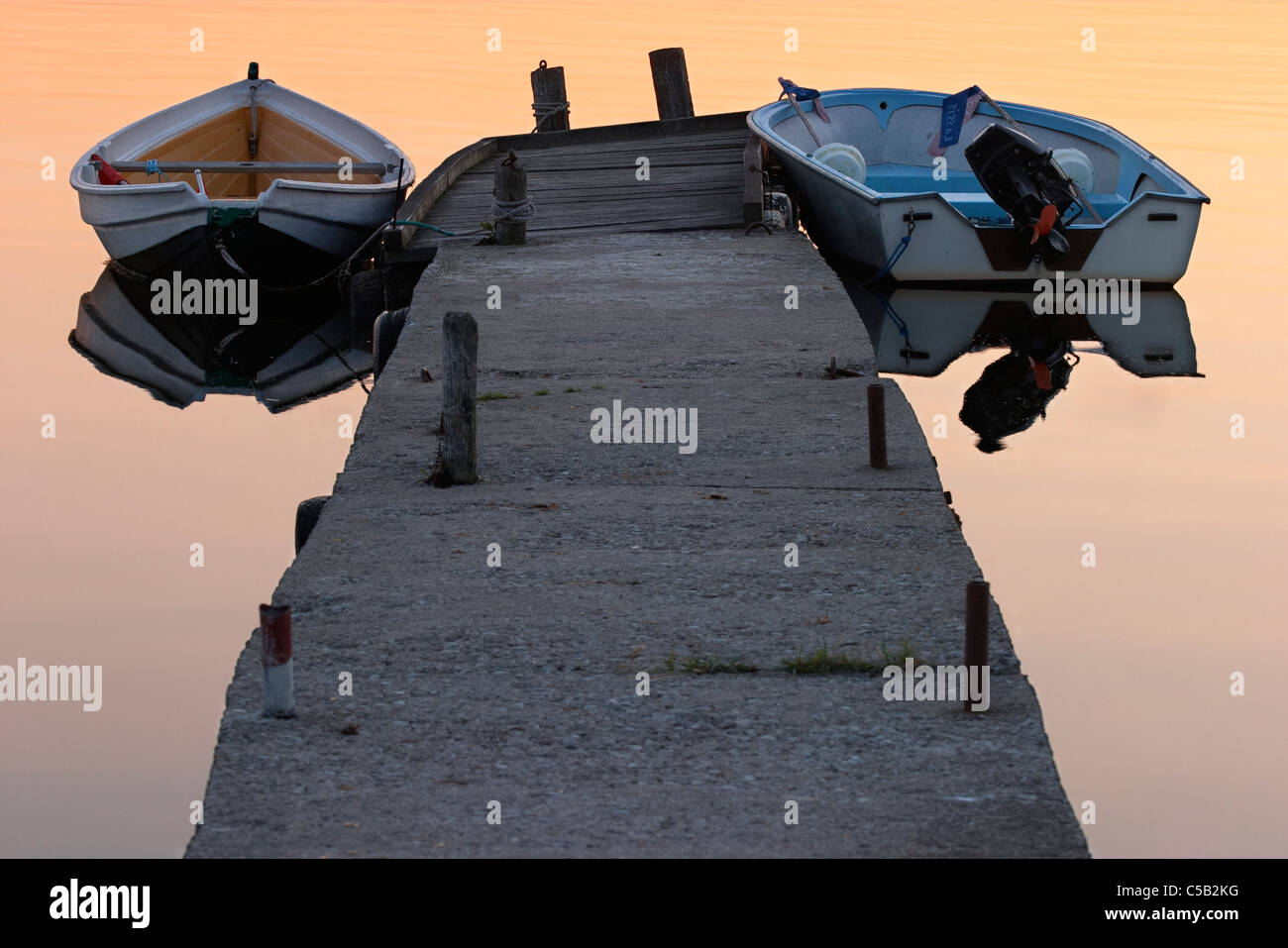 Boats jetty in gotland hi-res stock photography and images - Alamy