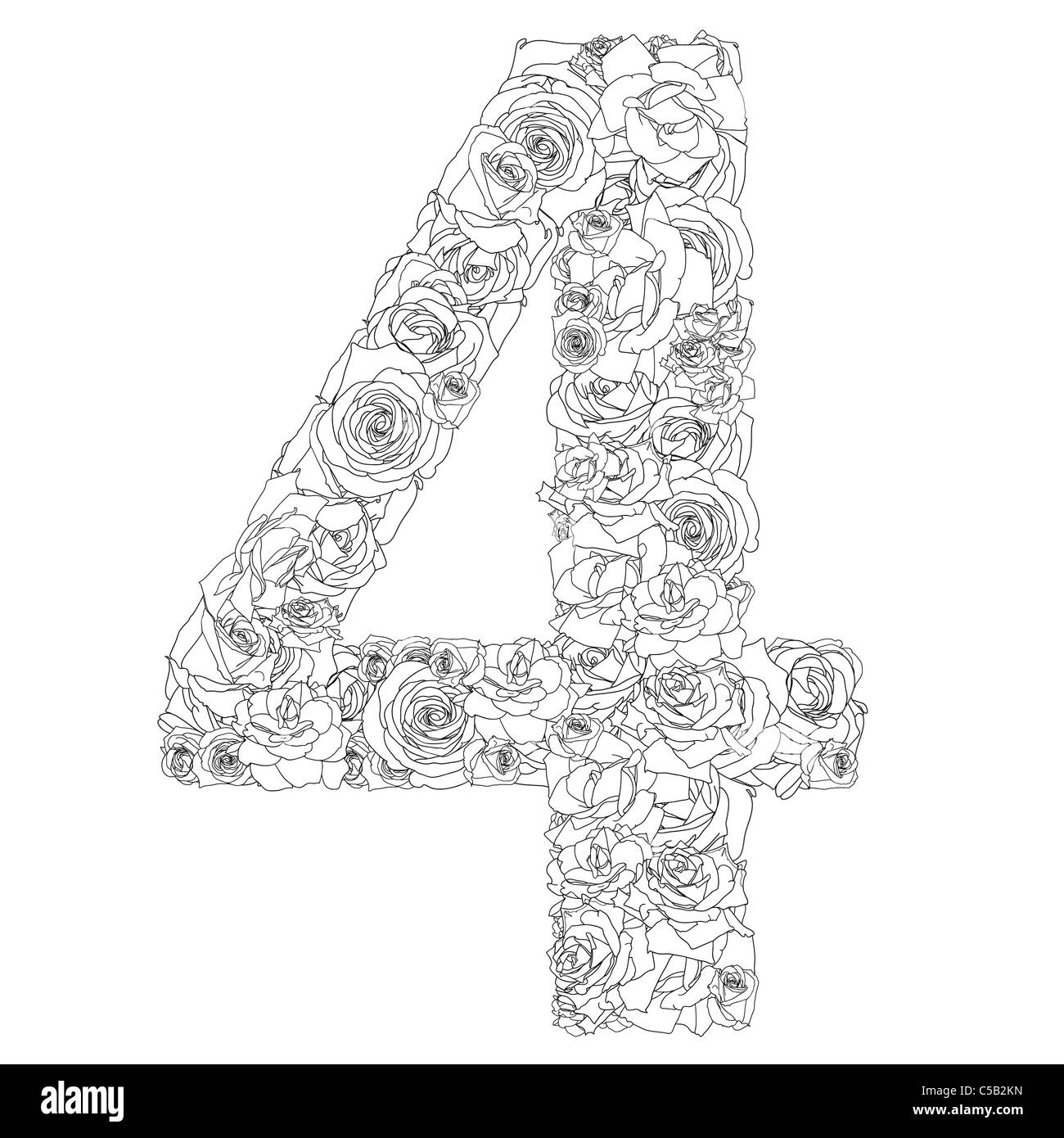 Type roses Black and White Stock Photos & Images - Alamy