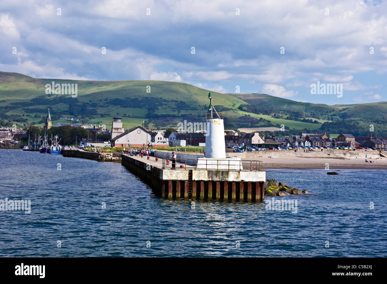 Fishing boats girvan harbour south hi-res stock photography and images ...