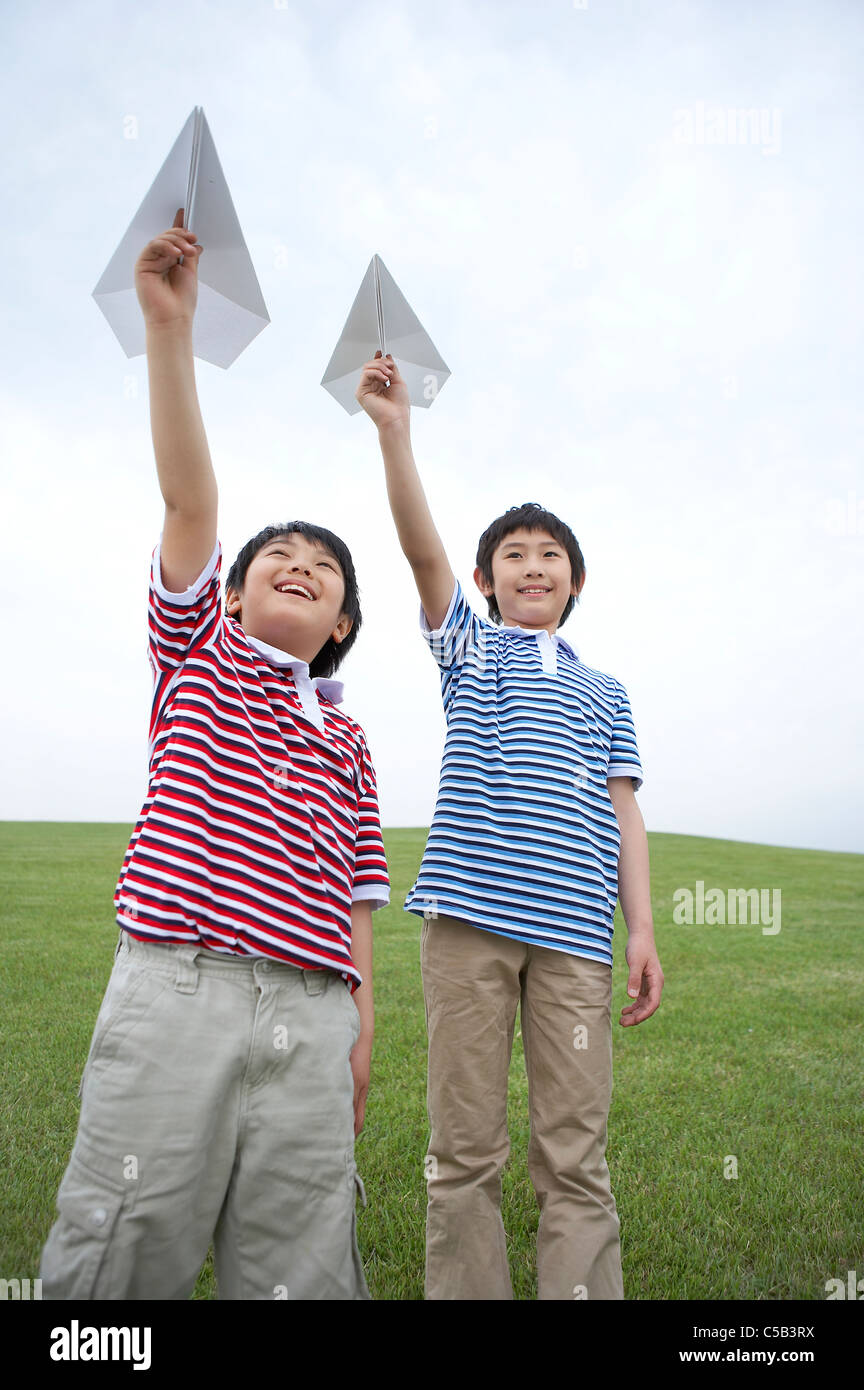 Flying paper boy hi-res stock photography and images - Alamy