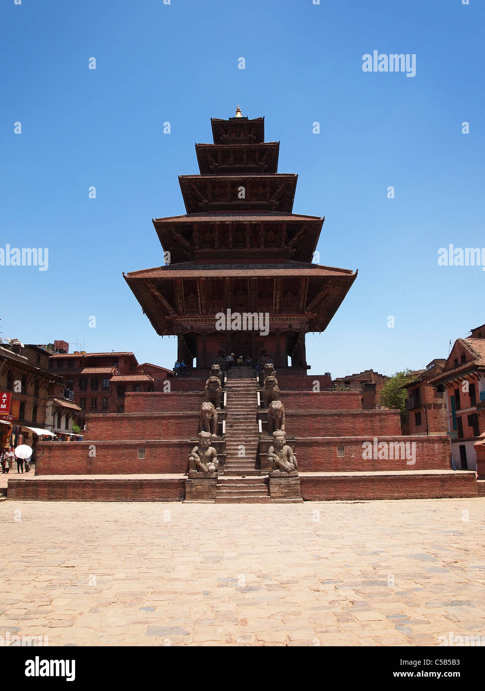 Sacred pagoda at the Durbar Square, Bhaktapur, Nepal Stock Photo - Alamy