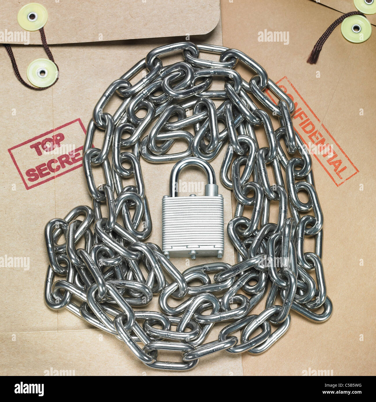 Close-up of Padlock on document Stock Photo - Alamy