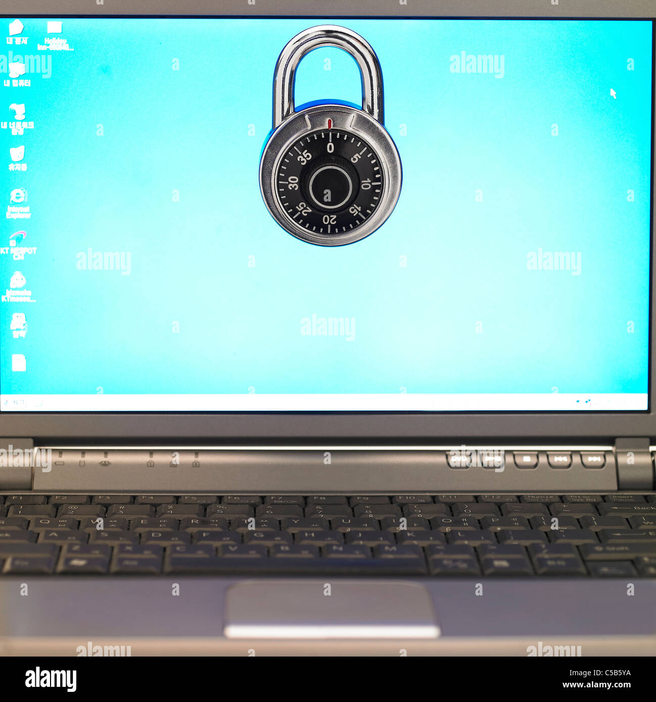 Illuminated padlock hi-res stock photography and images - Alamy