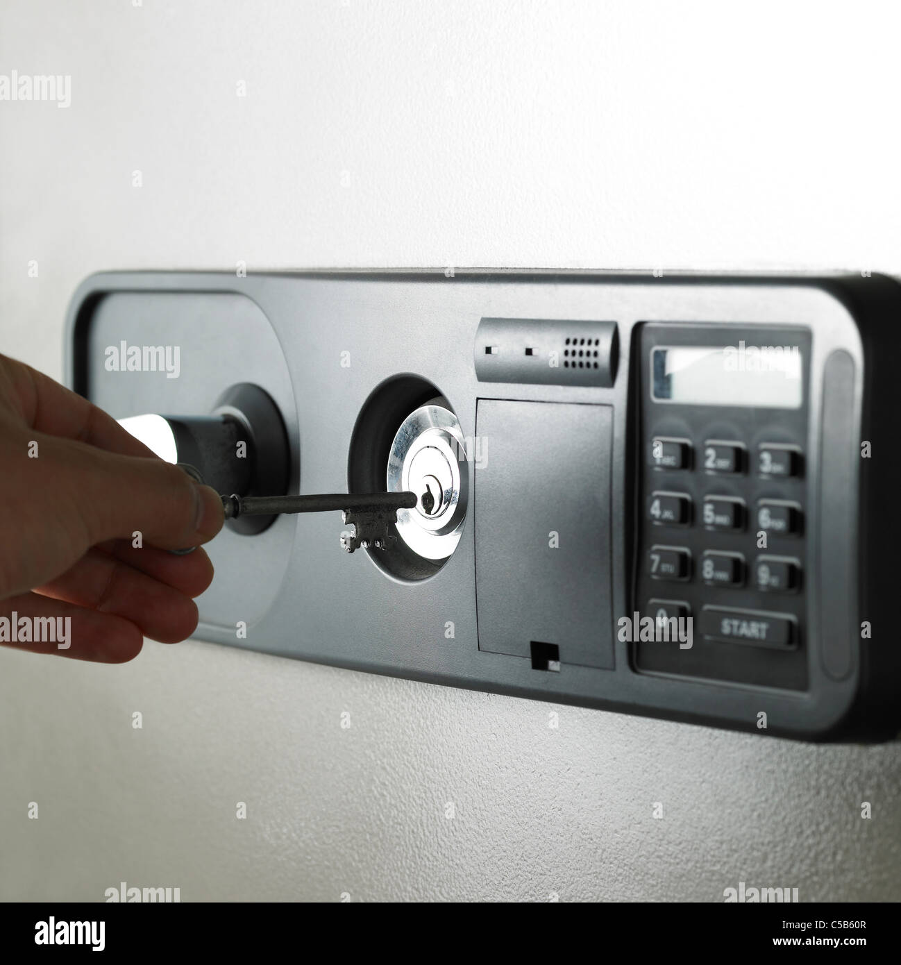 Man operating lock hi-res stock photography and images - Alamy