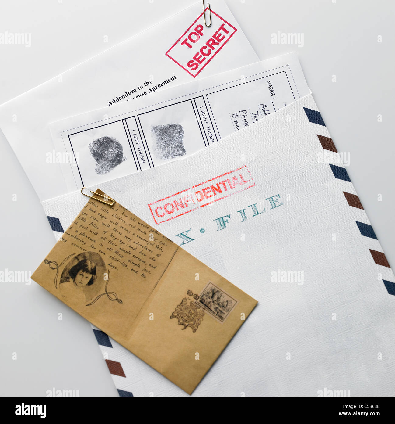 Close-up of letter on security document Stock Photo - Alamy
