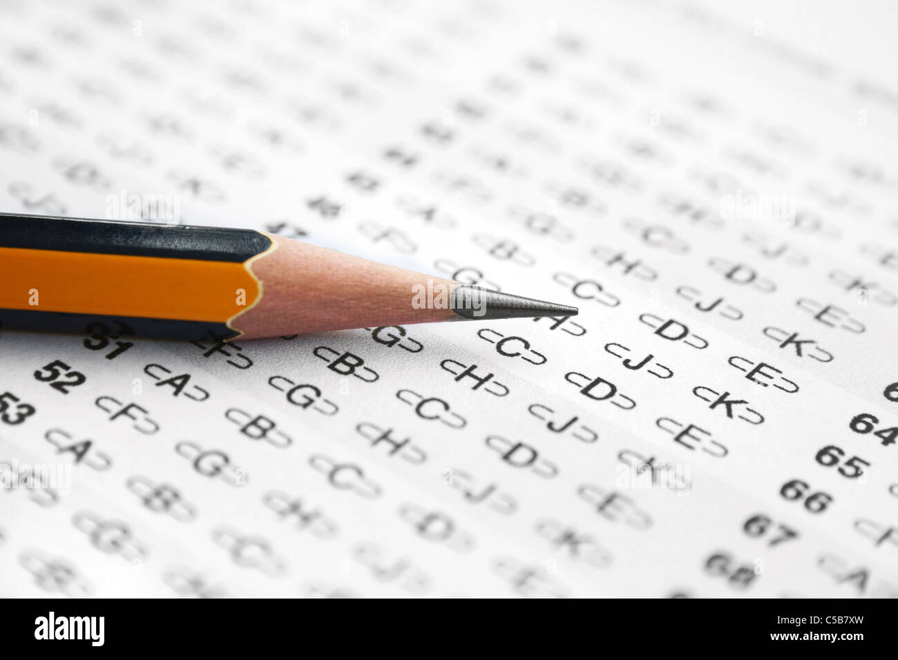 Answer sheet Stock Photo - Alamy Answer sheet Stock Photo - Alamy